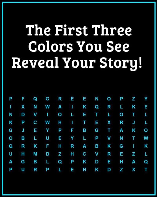 What’s the First Color You See? Here’s What It Says About You – STORY ...